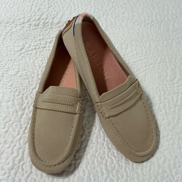 Rothy's | Shoes | Euc Rothys The Driver Loafers Shoes Flats Sesame Tan ...